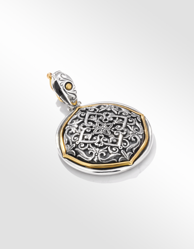 Konstantino 1993 Collection Silver and 18K Gold Pendant Retail: $1,450 ...