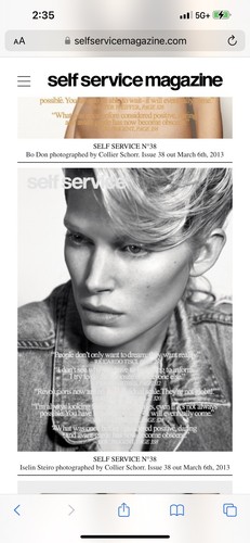 Self Service Magazine Rare Issue No. 38: Cover #3 spring/Summer 2013 ...