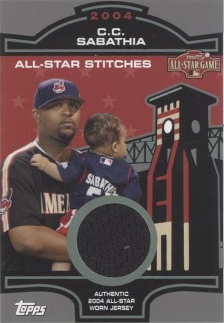 2005 Topps - All-Star Stitches C.C. Sabathia #ASR-CS (MEM) for sale ...