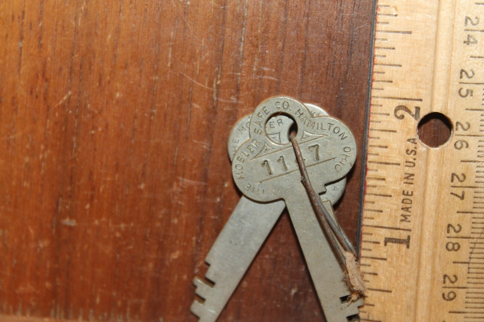 2 Vintage Safety Deposit Box Key Mosler | eBay