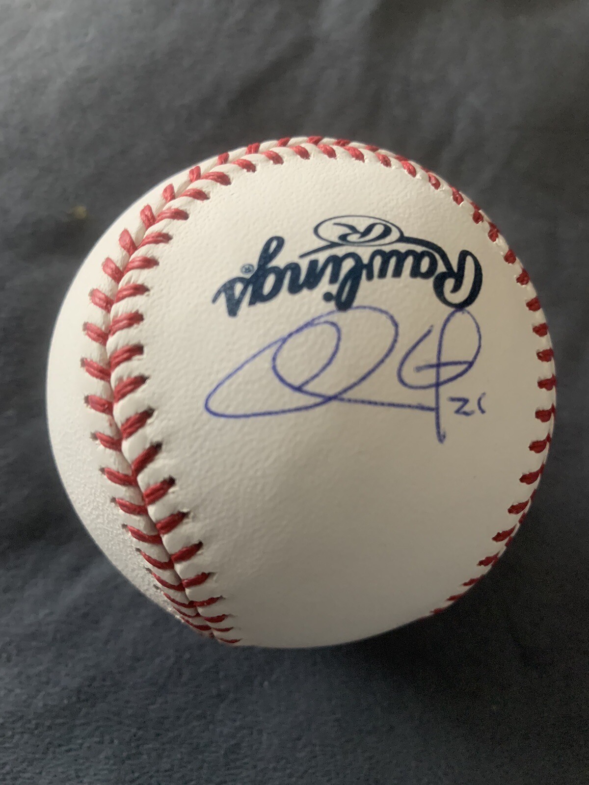 Chase Utley Signed Rawlings MLB Baseball Philadelphia Phillies ...