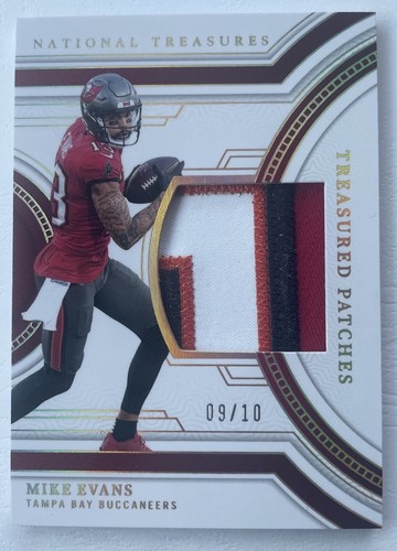 2023 Panini Football National Treasures Mike Evans Patch 9/10 Beautiful ...
