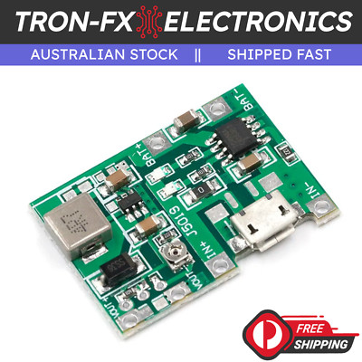 1PCS 2A Boost Lithium Battery Charging & Protection Module Micro TP4056 ...
