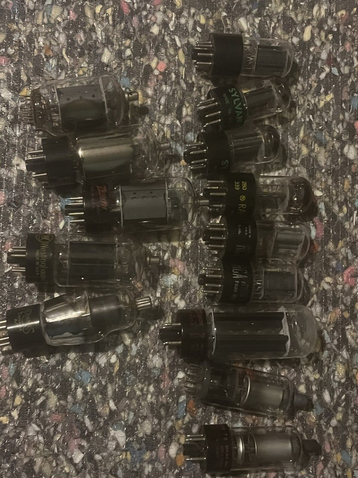 vintage radio /Amp/ham Radio tubes lot Extras | eBay