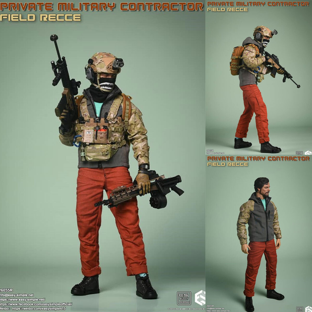 EASY SIMPLE PMC Private Military Contractor 1/6 Field Recce Action ...