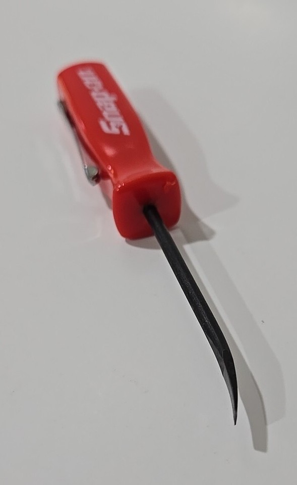 2X Red Snap on tools Promo PRY BAR screwdrivers per order pocket Clip ...