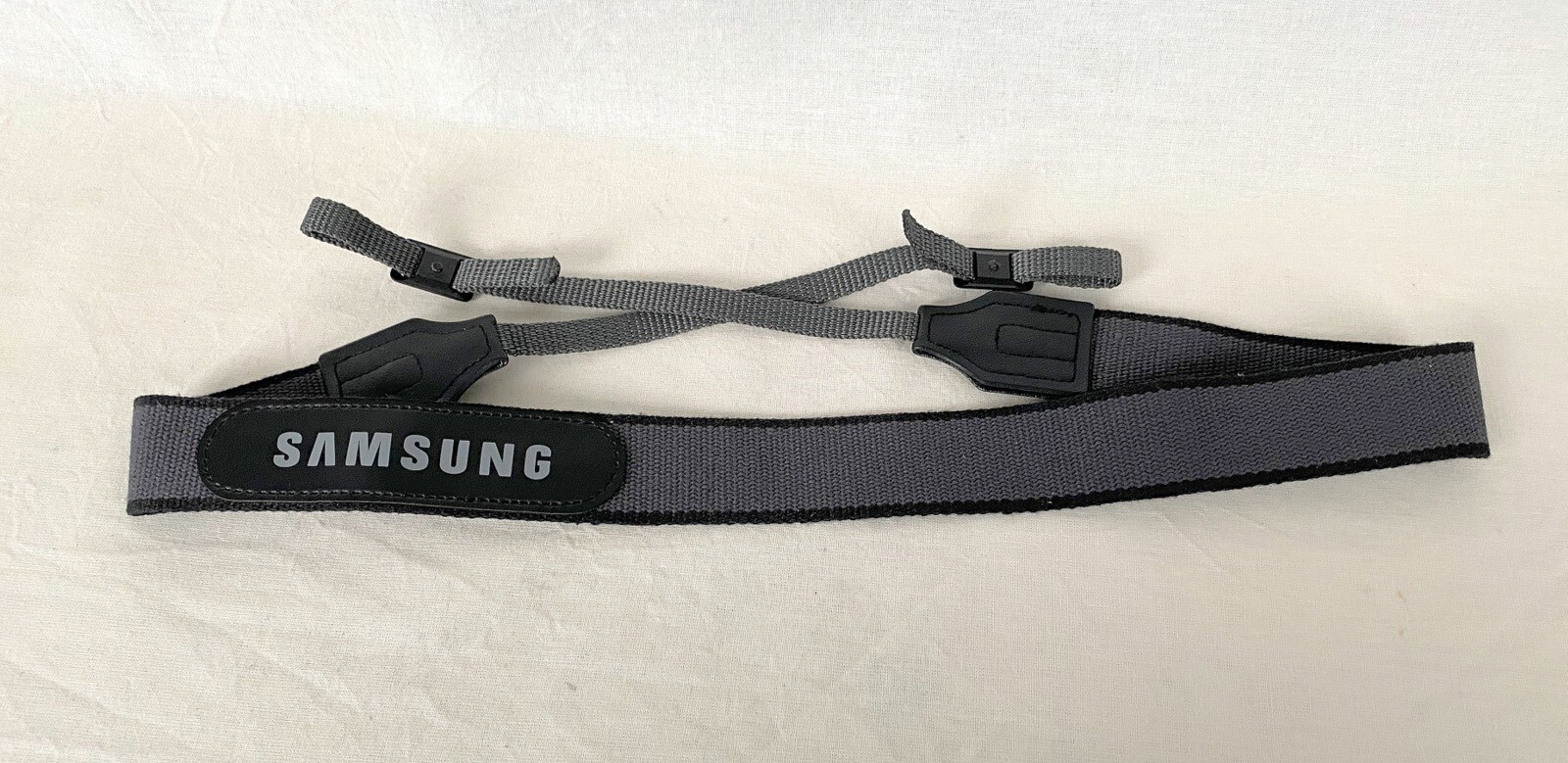 VINTAGE SAMSUNG 3 cm wide BLACK NECK STRAP for SLR CAMERAS. | eBay
