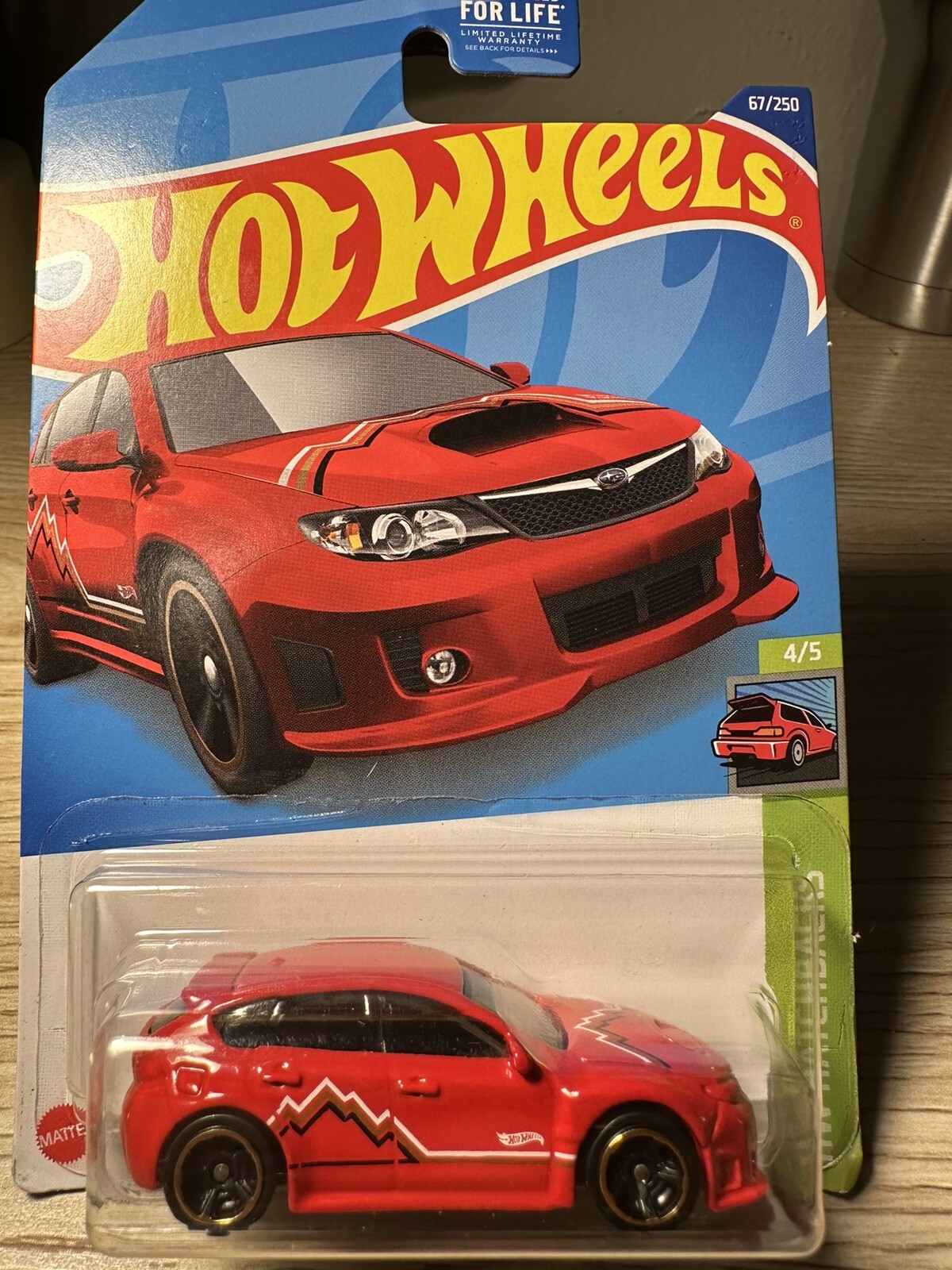 Hot Wheels Red SUBARU WRX STI- HW HATCHBACKS - Collector 4/5 | eBay