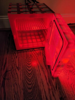 Minecraft Red TNT x9 Can Mini Fridge 6.7L x1 Door Ambient LED Lighting ...