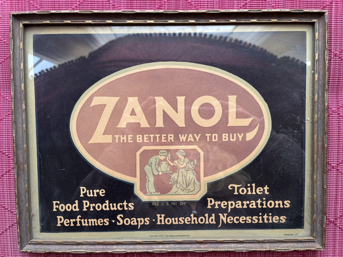 Zanol 1926 Framed Advertisement 13" x 10"; "The Better Way To Buy" | eBay