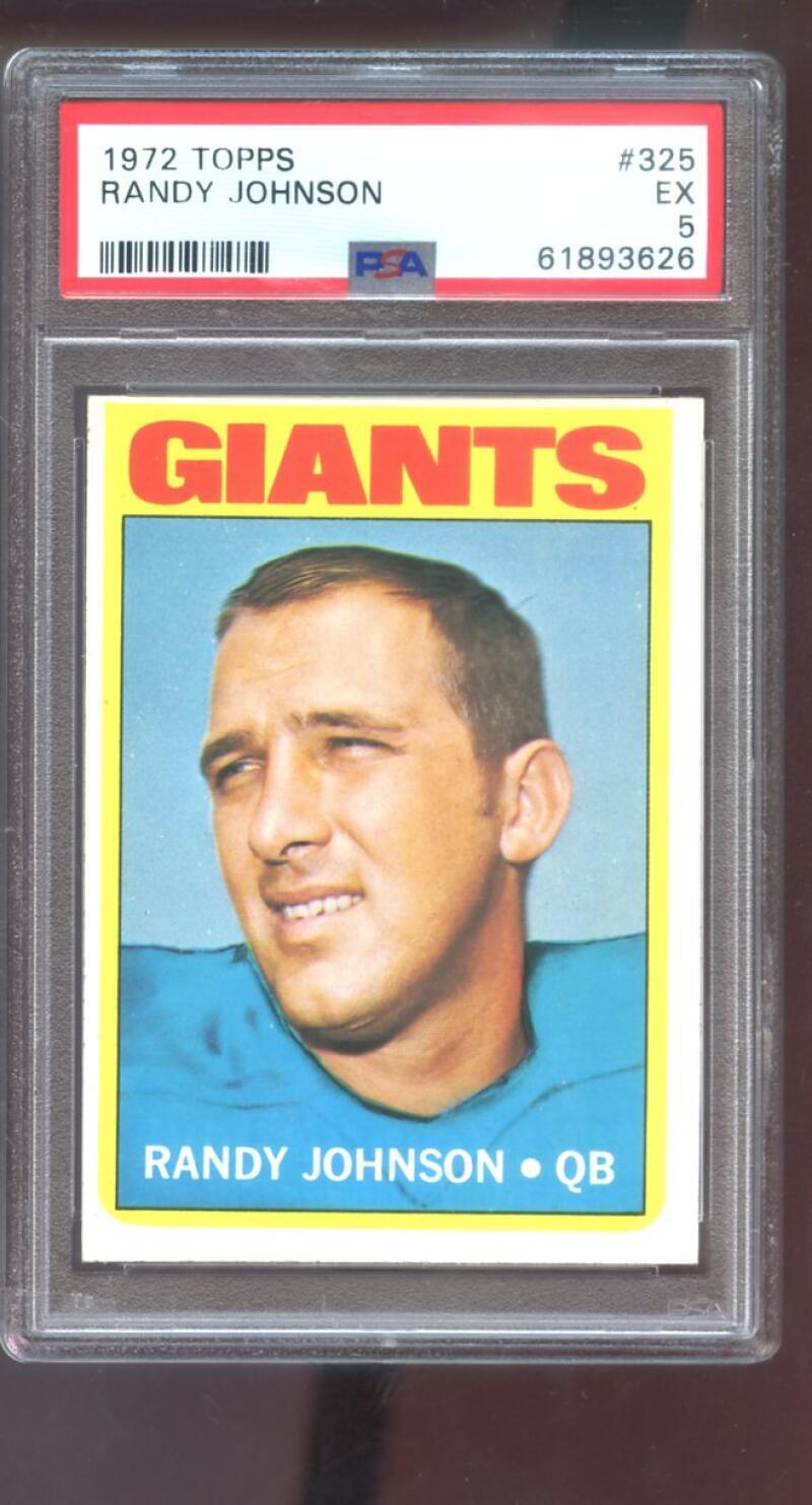 1972 Topps - High # Randy Johnson #325 for sale online | eBay