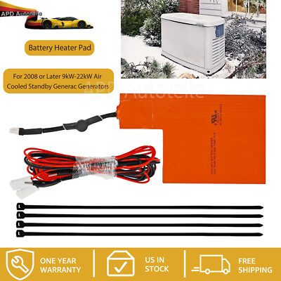 Battery Heater Pad 7101 For Air Cooled Standby Generac Generators | eBay