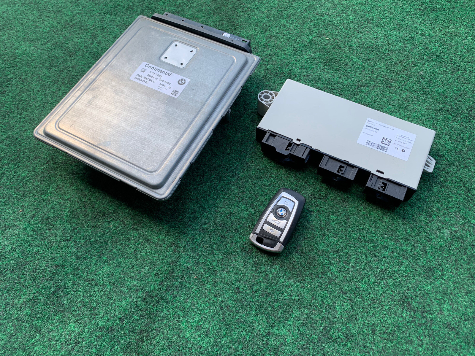 🛑 BMW F10 F11 F01 F02 5 7's 5.0i N63 ENGINE ECU SET DME MSD85 CAS4 ...