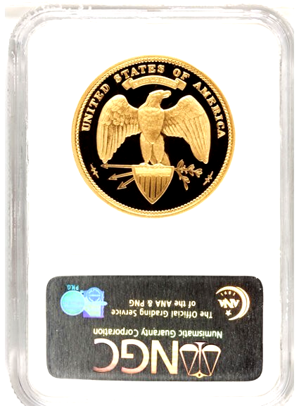 George T. Morgan 100 Union 1876 Design - 1 oz. pure gold NGC Gem PF ...