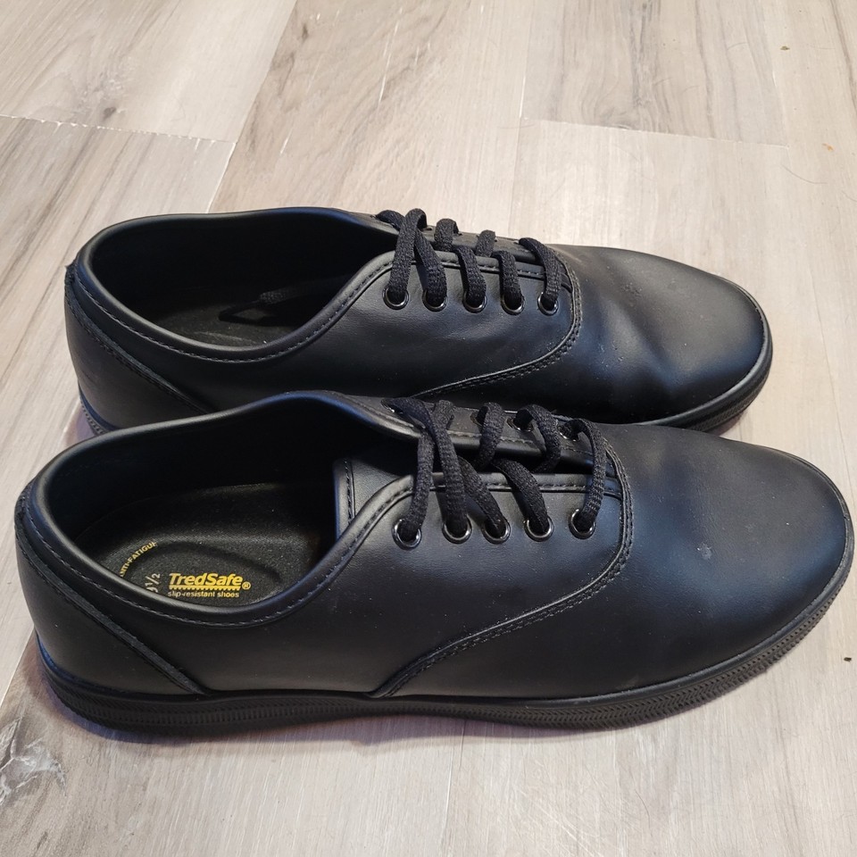 TredSafe Slip And Oil Resistant Shoes Black Size 9.5 Endurepro Anti ...