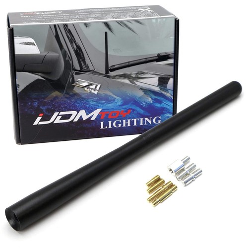 iJDMTOY 7-Inch Matte Black Metal Short Radio Antenna Topper Compatible ...