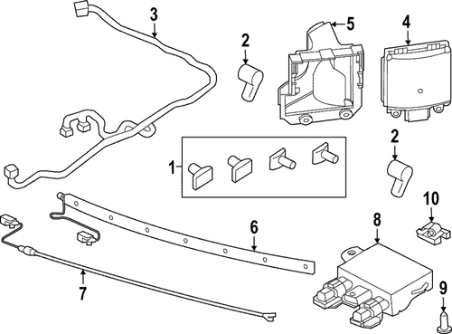 Genuine Ford 2020-2023 Lincoln Aviator Wire Harness L1MZ-15K868-AAP | eBay