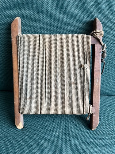 VTG Wooden Fishing line winder Hand Reel W/hook "NICE LOOK" | eBay