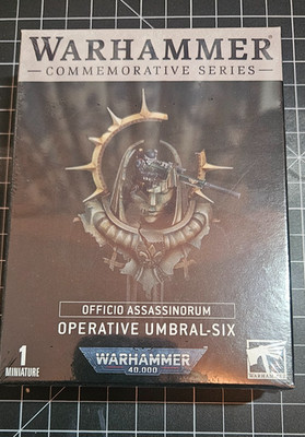 Warhammer 40k Operative Umbral-Six Officio Assassinorum Commemorative ...