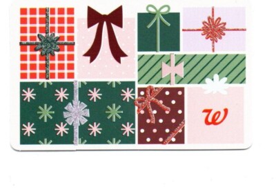 Walgreens Presents Ribbons Bows Gift Card No $ Value Collectible | eBay