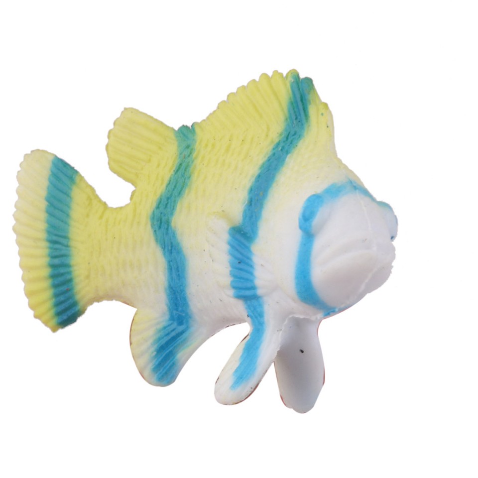 12xPlastic Tropical Angel /Goldfish Ocean Animals Small Figure Kid ...