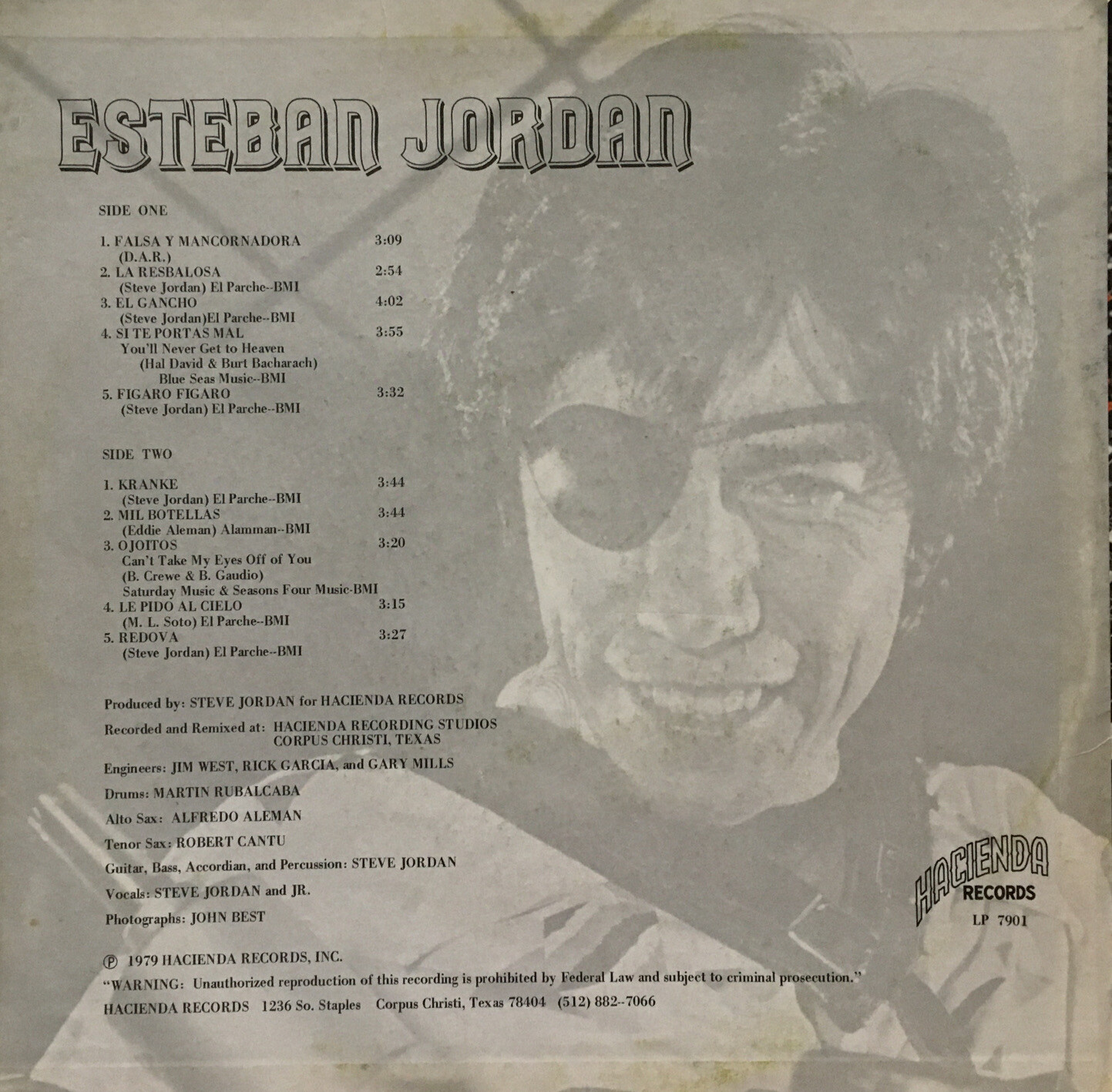 Esteban Jordan “Ahorita” Tejano Tex Mex Record Lp Steve Jordan | eBay