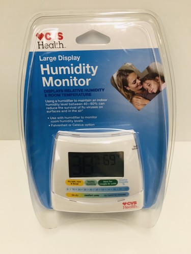 cvs health large display humidity monitor 50428380437 | eBay