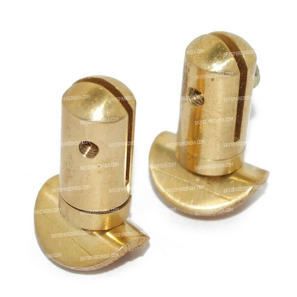 For Royal Enfield Bsa Front Mudguard Number Plate Holding Brass Pillar ...