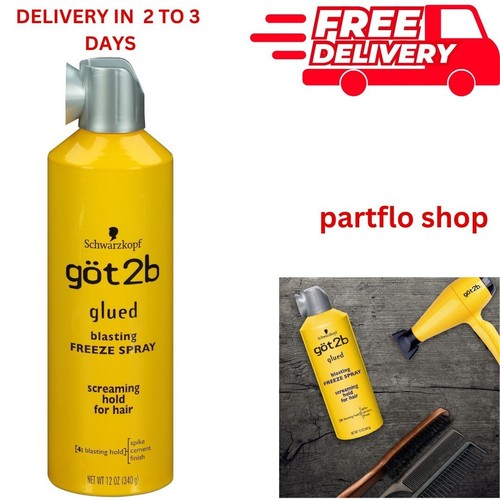 Got2b Glued Blasting Freeze Hair Spray - 12oz. 52336912014 | eBay