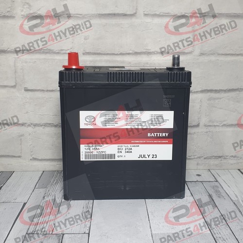 Genuine Toyota Prius 12V Battery ZVW35 2009-2010 35AH S34B20R Part ...