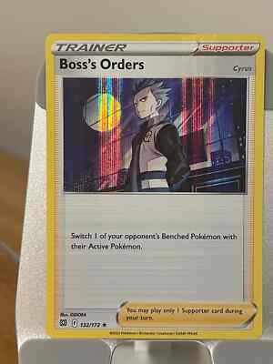 Boss’s Orders 132/172 Cosmic Holo Rare Pokemon | eBay UK