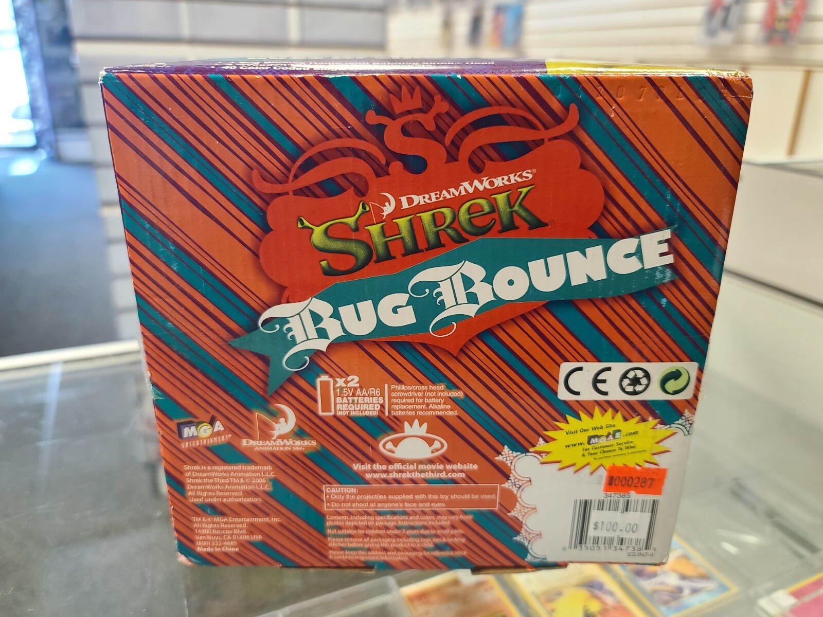 2006 Shrek Bug Bounce Mr. Mouth Game by MGA Working in Good Cond Rare ...
