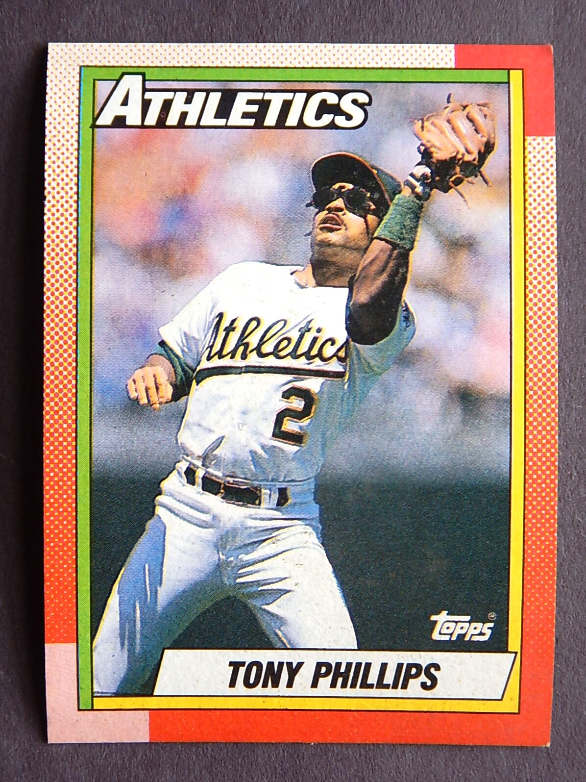 Tony Phillips #702 Topps 1990 Baseball Card (Oakland Athletics) VG | eBay