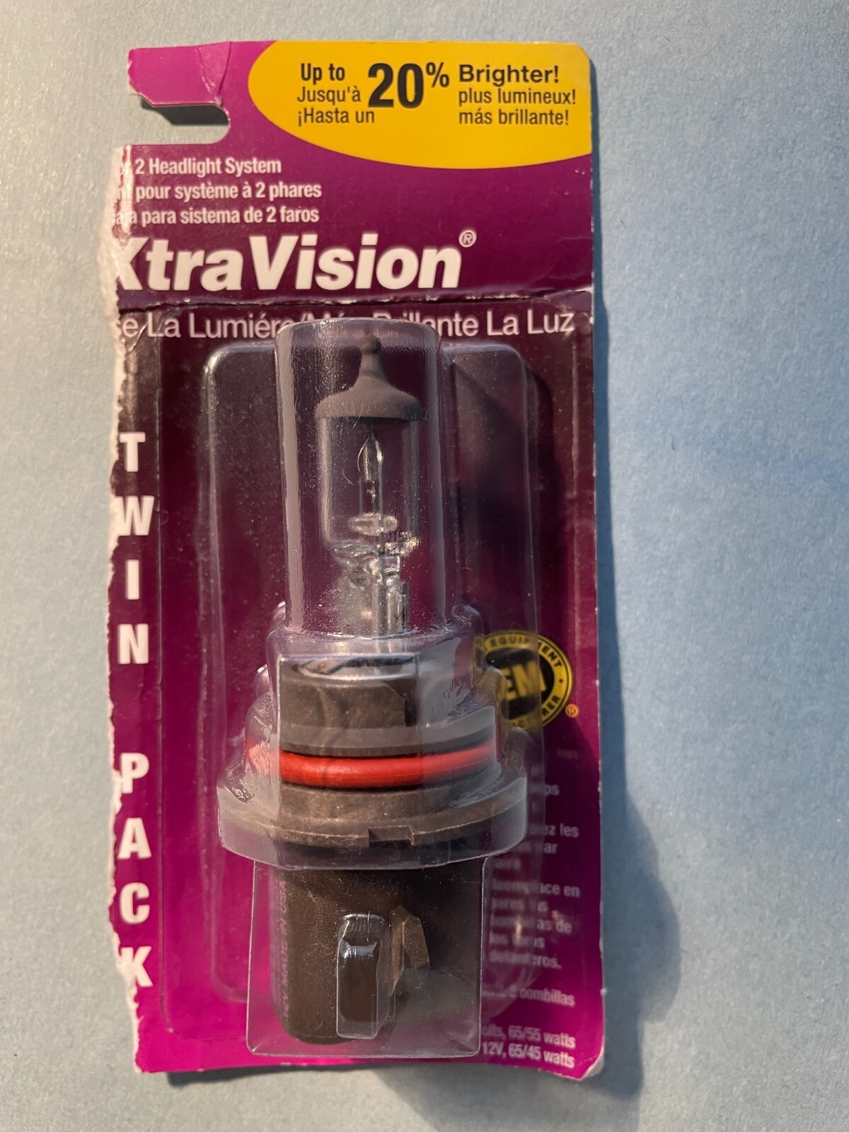 Sylvania Xtra Vision 9007 HB5 65/55W One Bulb Head Light Replacement ...