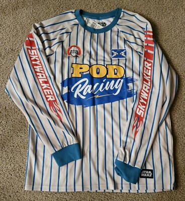 Star Wars Pod Racing Motocross Jersey NWT Size L Cosplay | eBay