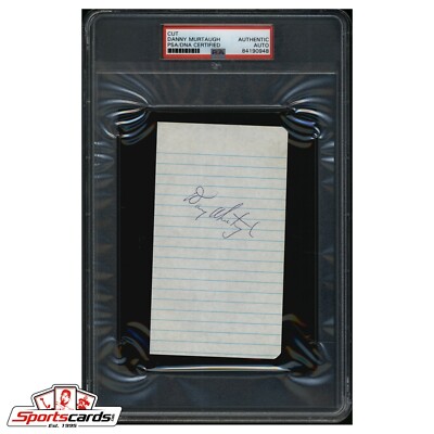 Danny Murtaugh Signed Cut Page PSA/DNA Pittsburgh Pirates | eBay