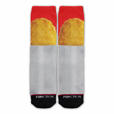 Function - Hash Brown Fast Food Potato Breakfast Fashion Socks | eBay