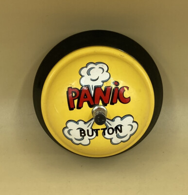 Panic Button Gag Front Desk Call Bell Yellow Red & White Novelty | eBay