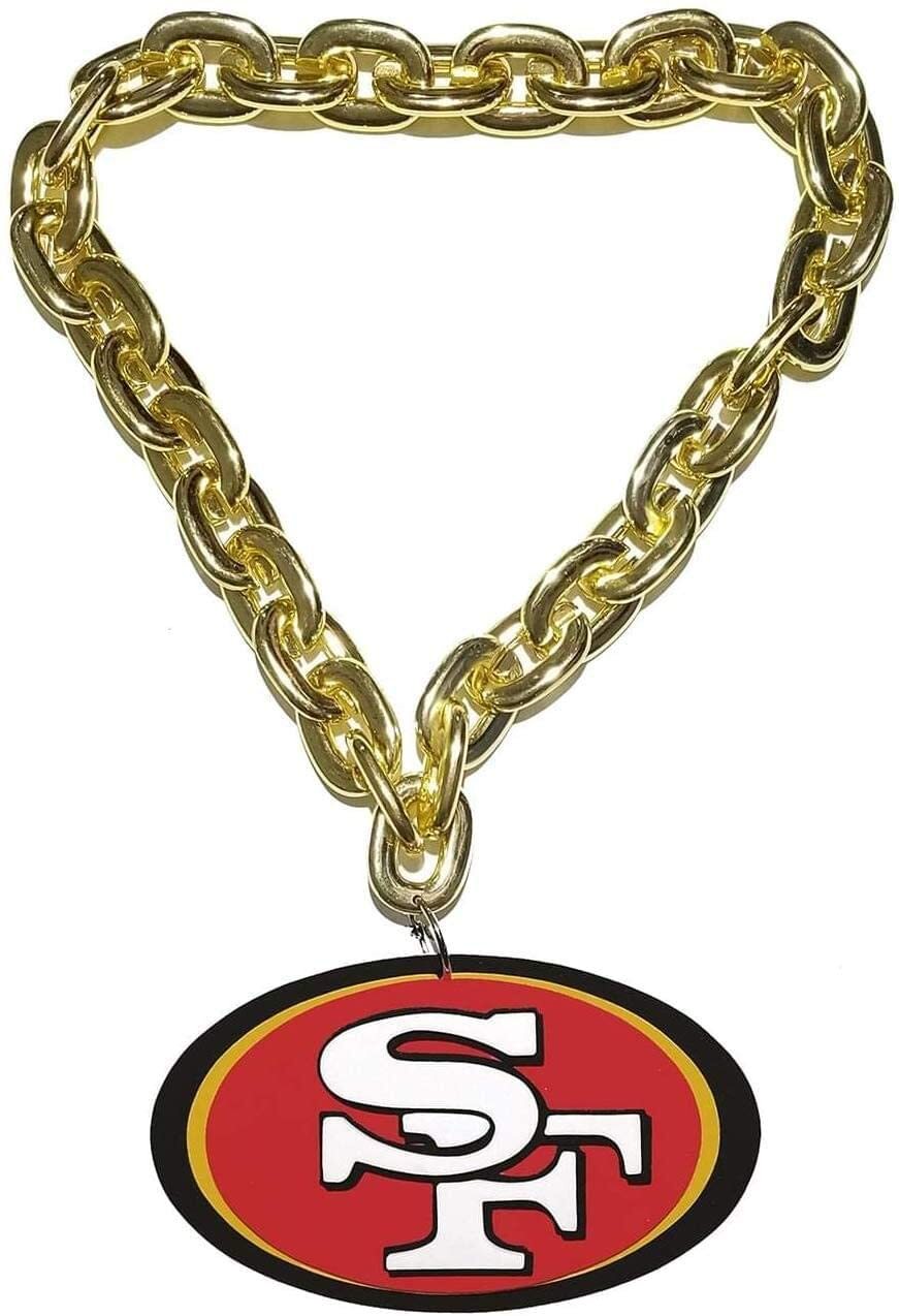 San Francisco 49ers NFL Touchdown Fan Chain 10 Inch 3D Foam Necklace | eBay