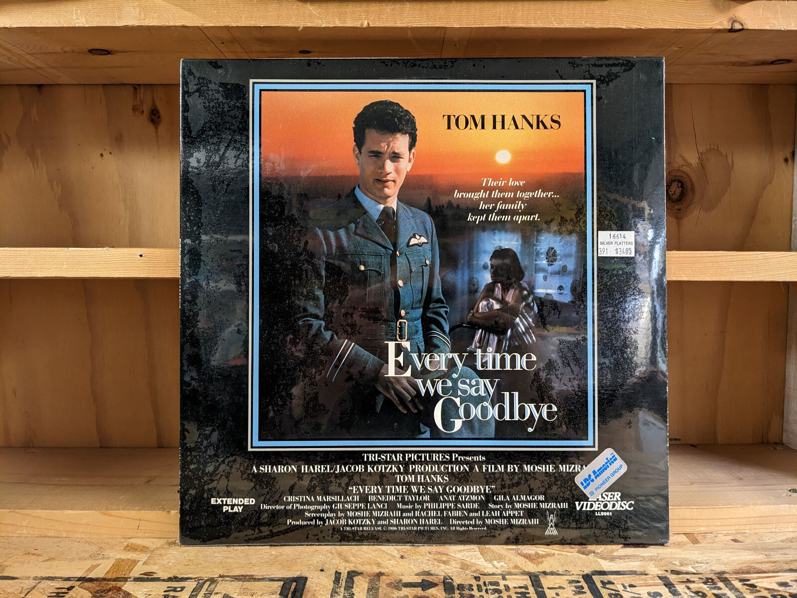 Every Time We Say Goodbye (1986) Laserdisc Tom Hanks Moshe Mizrahi Tri ...