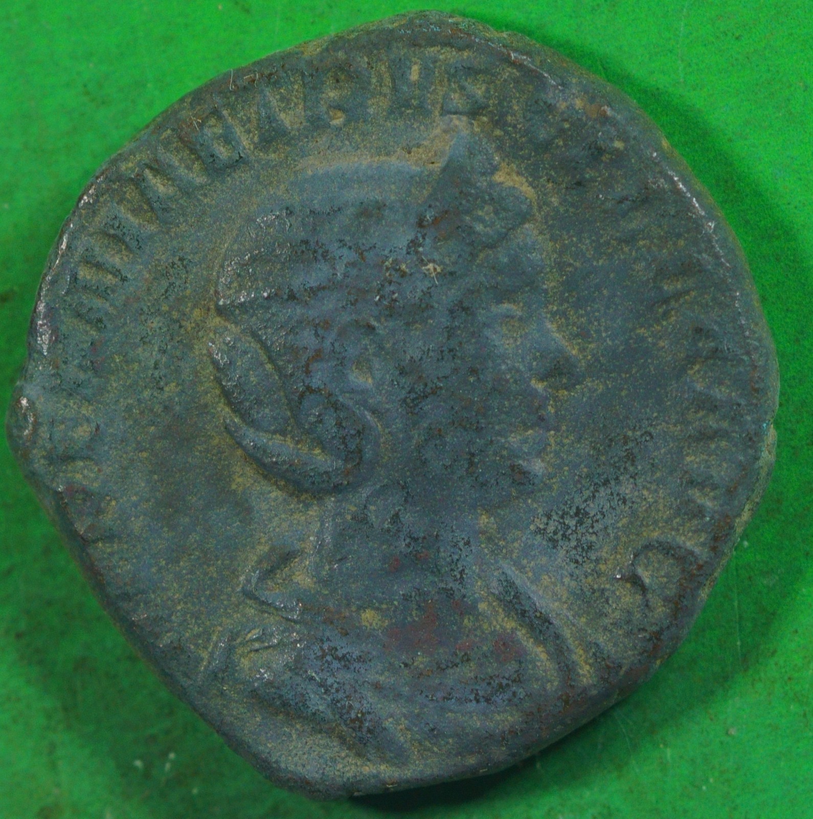 Roman Imperial ae Bronze Sestertius Coin of Herennia Etruscilla ...