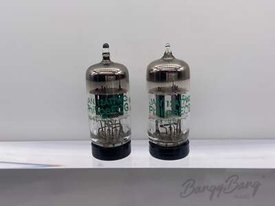 Matched Pair Phillips ECG 12AT7WC/ECC81 Dual Triode Guitar Amp. Audio ...