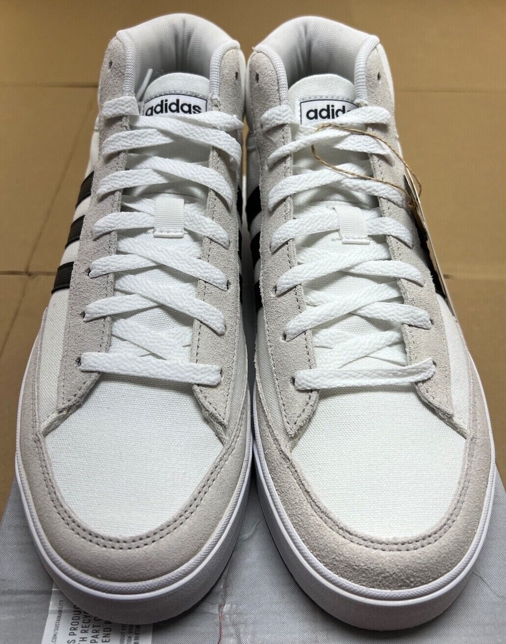 Adidas Men's Retrovulc Mid White Style H02211 Skateboard Shoe NWD Free ...