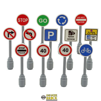 Road Signs. Traffic roadworks roadsigns x13 - custom prints | All parts ...
