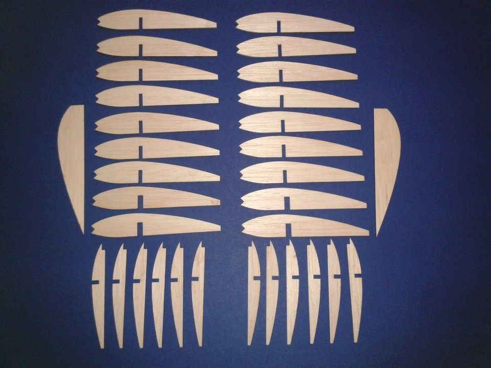 Cardinal by Veron ~ Vintage Free Flight Model ~ Laser-cut Balsa Wing ...