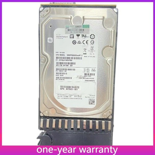 HPE 813866-001 MSA M0S90A 3.5" 8TB SAS 12G 7.2K MIDLINE HDD Hard Drive ...