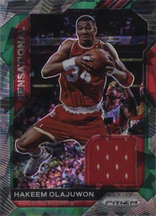 2020-21 Panini Prizm - Sensational Swatches Hakeem Olajuwon #SSW-HAO ...