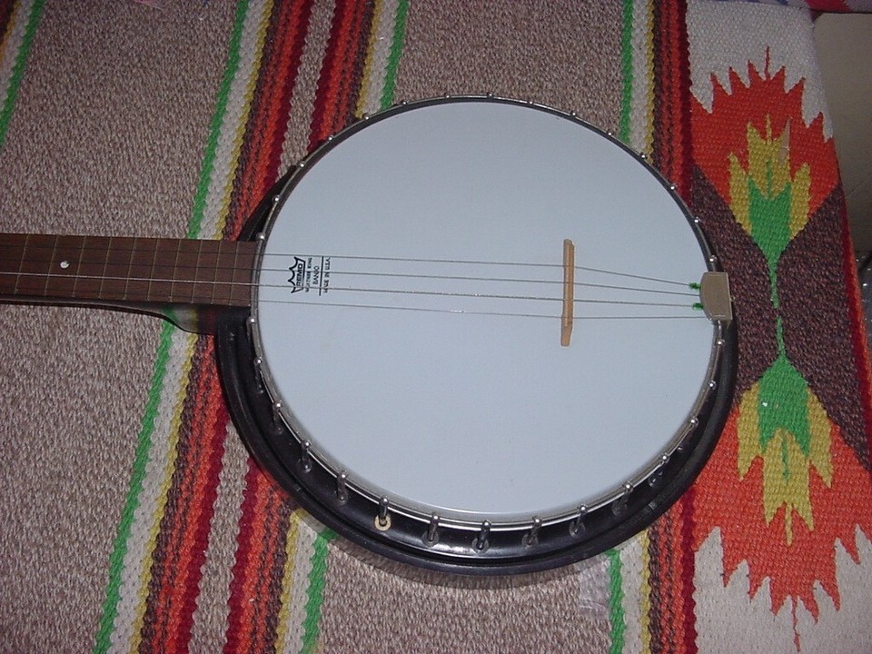 CHICAGO BANJO 5 STRING GREAT CONDITION 70S ANTIQUE VINTAGE BANJO RARE ...