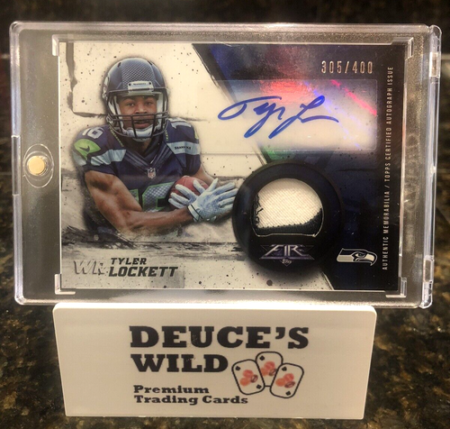 TYLER LOCKETT 2015 TOPPS FIRE AUTOGRAPH 305/400 ROOKIE RC Seahawks | eBay