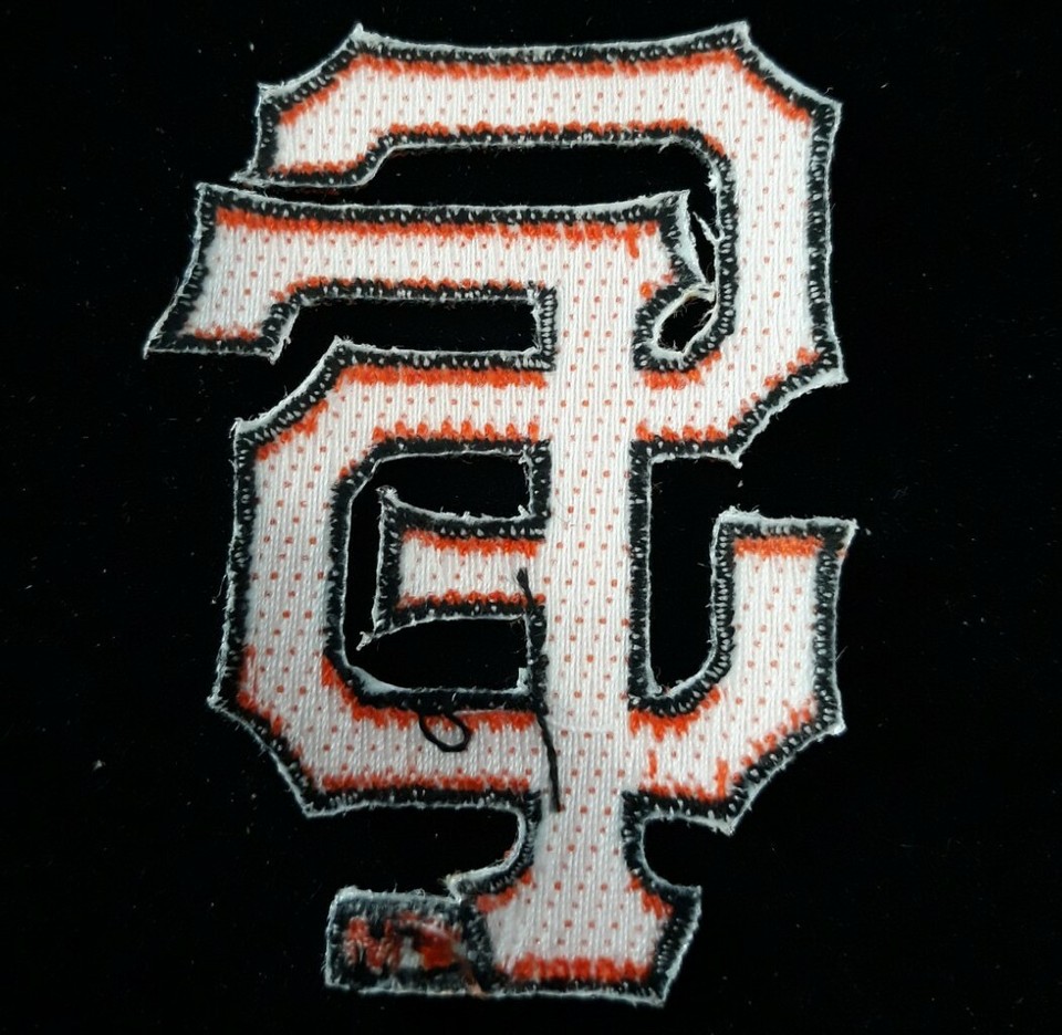 SF Giants 2.5" SF Iron On Embroidered Patch San Francisco Patches -FREE ...